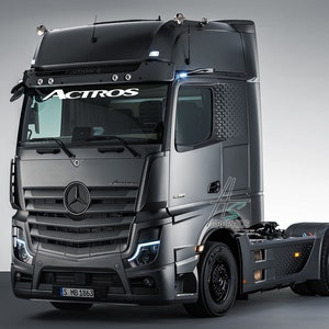 Decal for Actros Mercedes Benz Lorry Truck Windscreen Sticker Decal Cab ...
