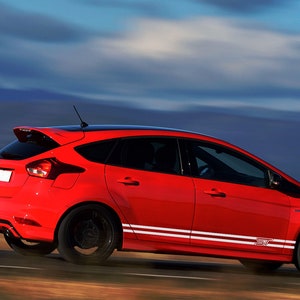 Ford Focus ST Side Stripes, Stripes for Side Skirt, Racing Decoration ...