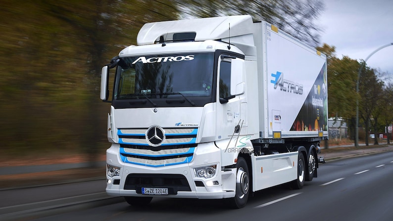 Decal for Actros Mercedes Benz Lorry Truck Windscreen Sticker - Etsy