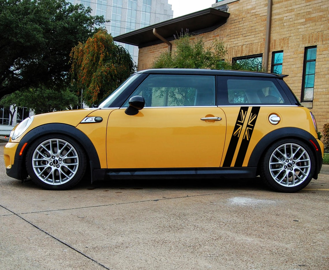 Mini Cooper Side Stripes Union Jack Stripes for Side Skirt - Etsy UK