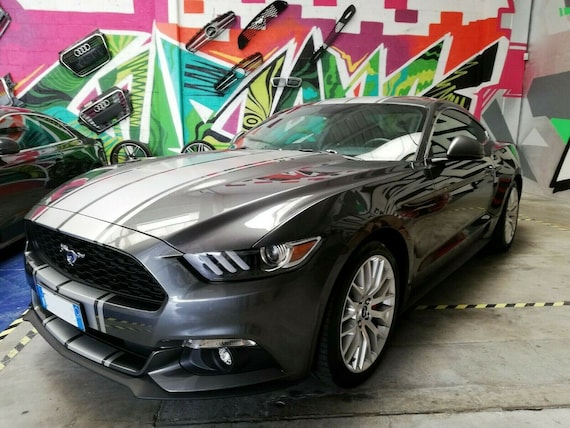 Ford Mustang Dual Racing Stripes Decal Vinyl Sticker Graphics | Etsy UK