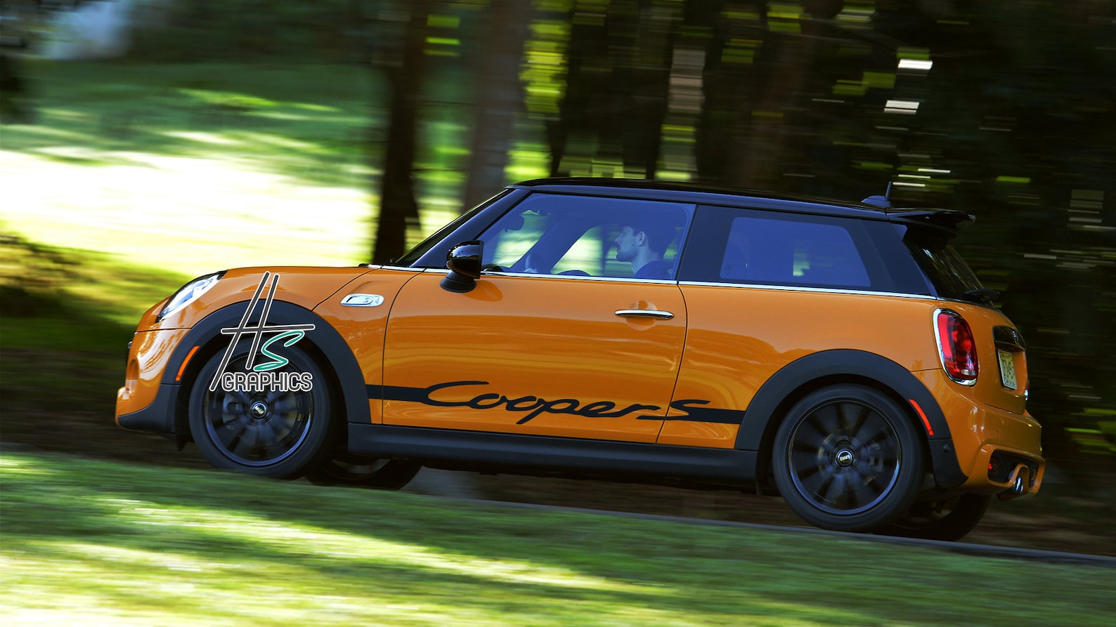 Mini Cooper S Side Stripes, Stripes for Side Skirt, Racing Decoration ...