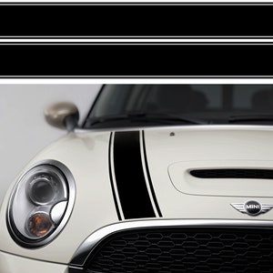 Mini Cooper Bonnet and Boot Stripes, Stripes for Hood and Boot, Racing ...