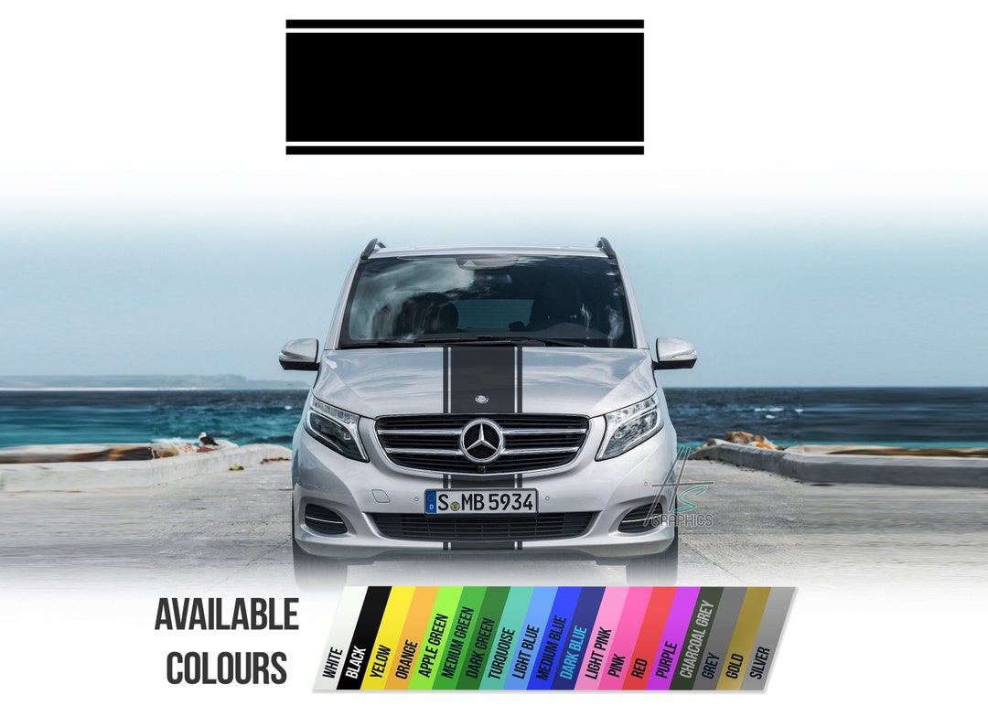 Bonnet Stripe for Vito Mercedes Benz, Vinyl Decal Sticker, Racing - Etsy