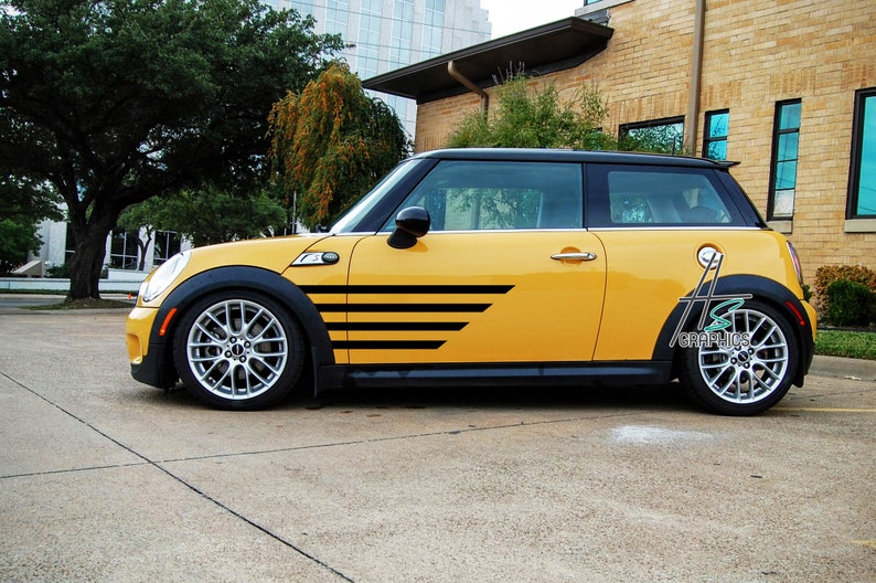 Mini Cooper Side Stripes, Stripes for Side Skirt Logo Style, Racing ...