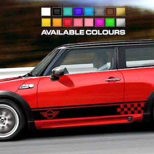 Mini Cooper Side Stripes, Stripes for Side Skirt, Racing Decoration ...