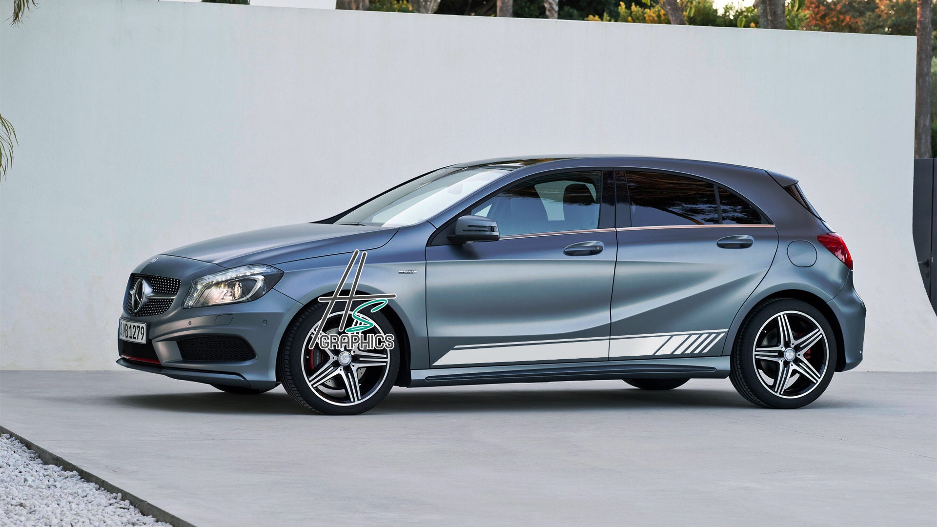 Mercedes Benz Side Stripes W176 A Class A45 AMG Stripes for - Etsy