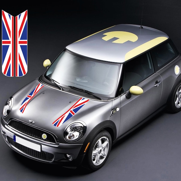 Union Jack Mini Cooper Decals - Etsy