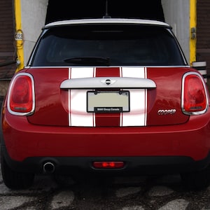 Mini Cooper Bonnet and Boot Stripes, Stripes for Hood and Boot, Racing ...