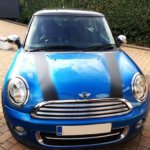 Mini Cooper Bonnet Stripes Racing Decoration Decals Adhesive - Etsy