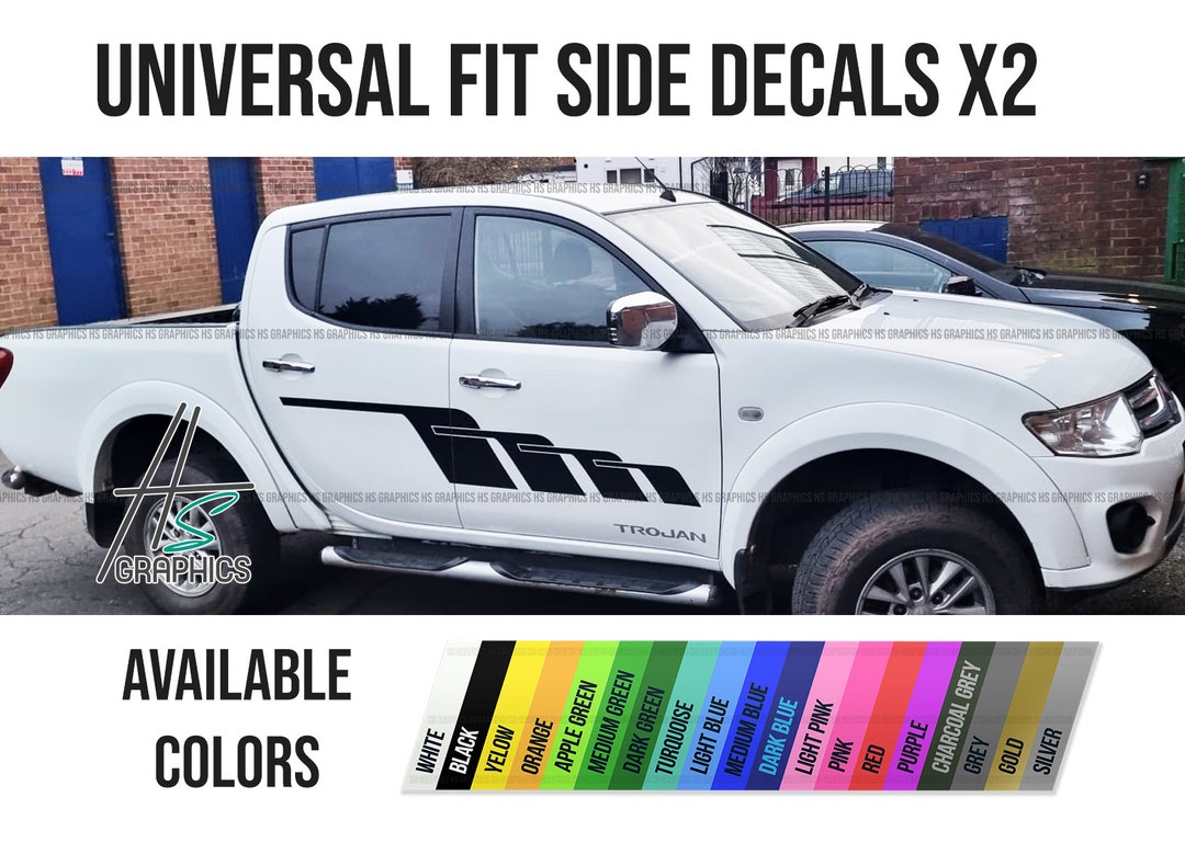 Side Decals Stripes, Universal Vinyl Stickers, Sport, Racing - Etsy