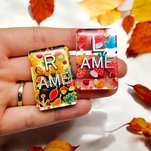Autumn Xray Markers - Fall Xray Markers With Initials - Falling Leaves ...
