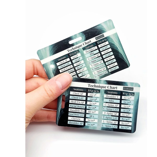 Xray Technique Guide - Etsy