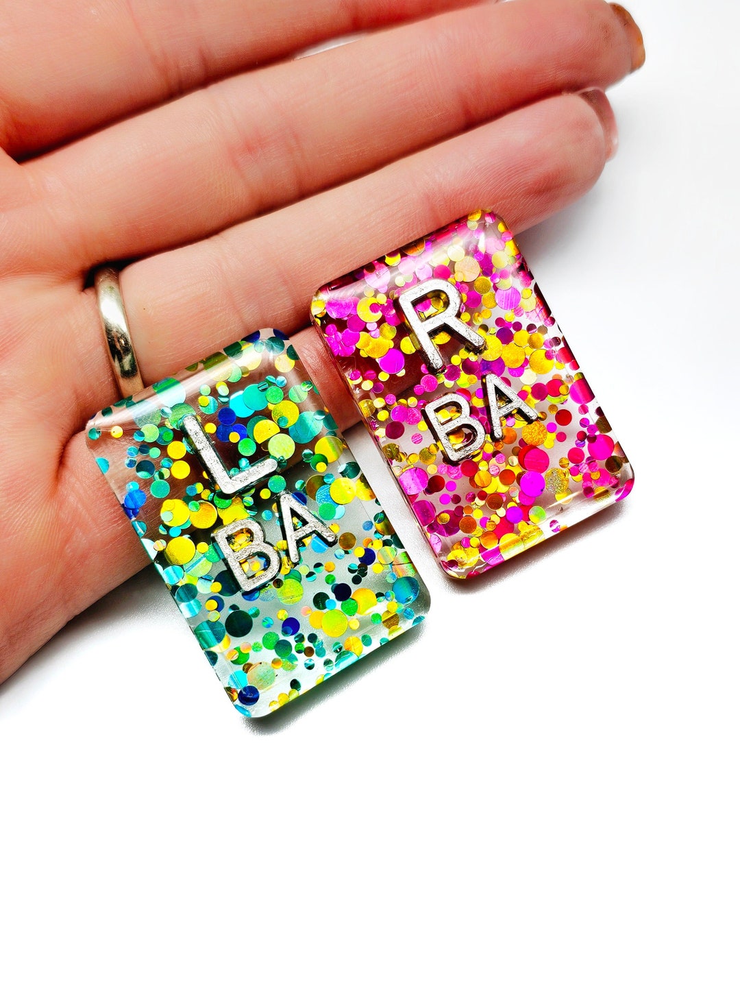 Holographic Dots Xray Markers - Clear Glitter X-ray Markers - Radiology ...