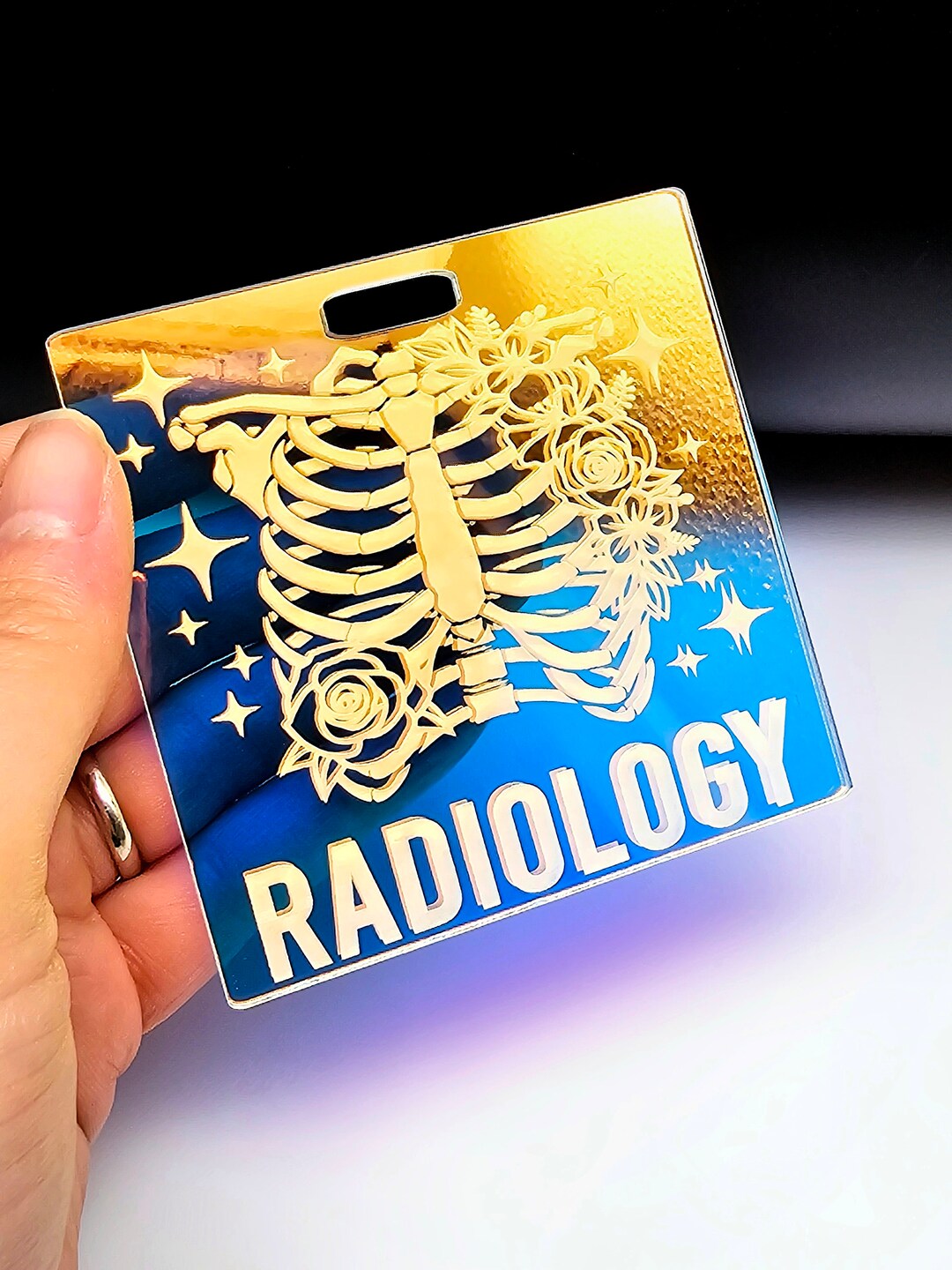 Ribcage Badge Buddy - Xray Badge Buddy - Radiology Badge Buddy - Xray ...