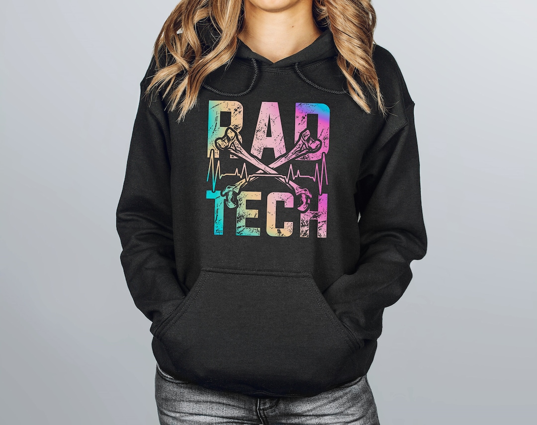 Rad Tech Hoodie - Radiology Hoodie - Xray Hoodie - Xray Long Sleeve ...