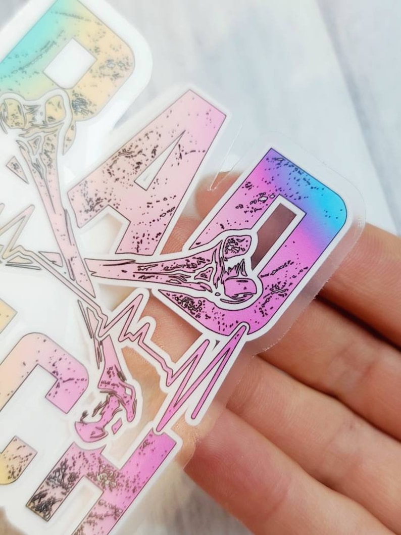 Rad Tech Clear Sticker Xray Sticker Ekg Sticker Tumbler | Etsy