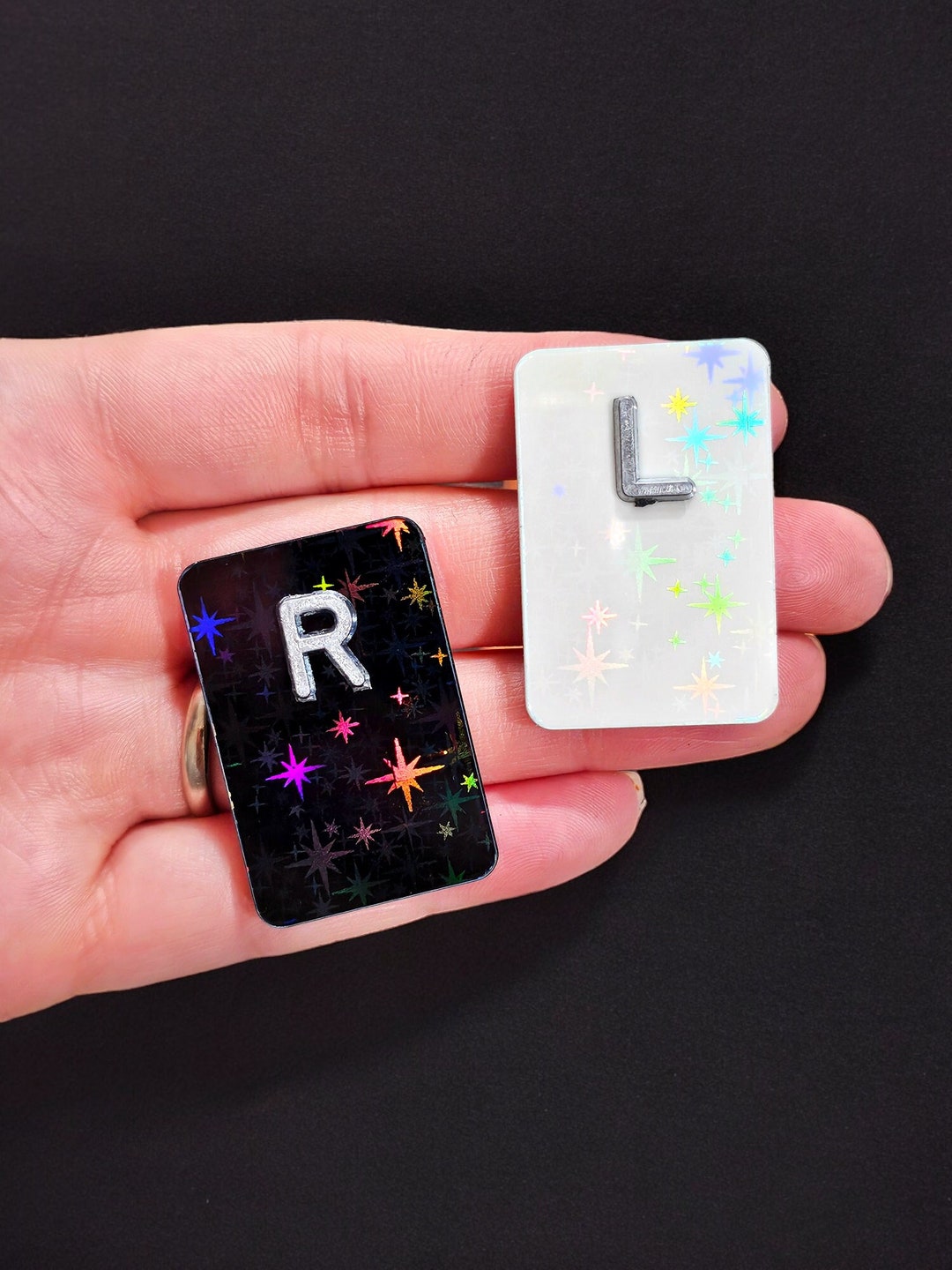 Black and White Holographic Stars X-ray Markers - Radiology Markers ...