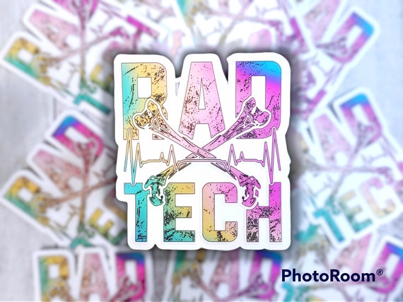Rad Tech Clear Sticker Xray Sticker Ekg Sticker Tumbler | Etsy