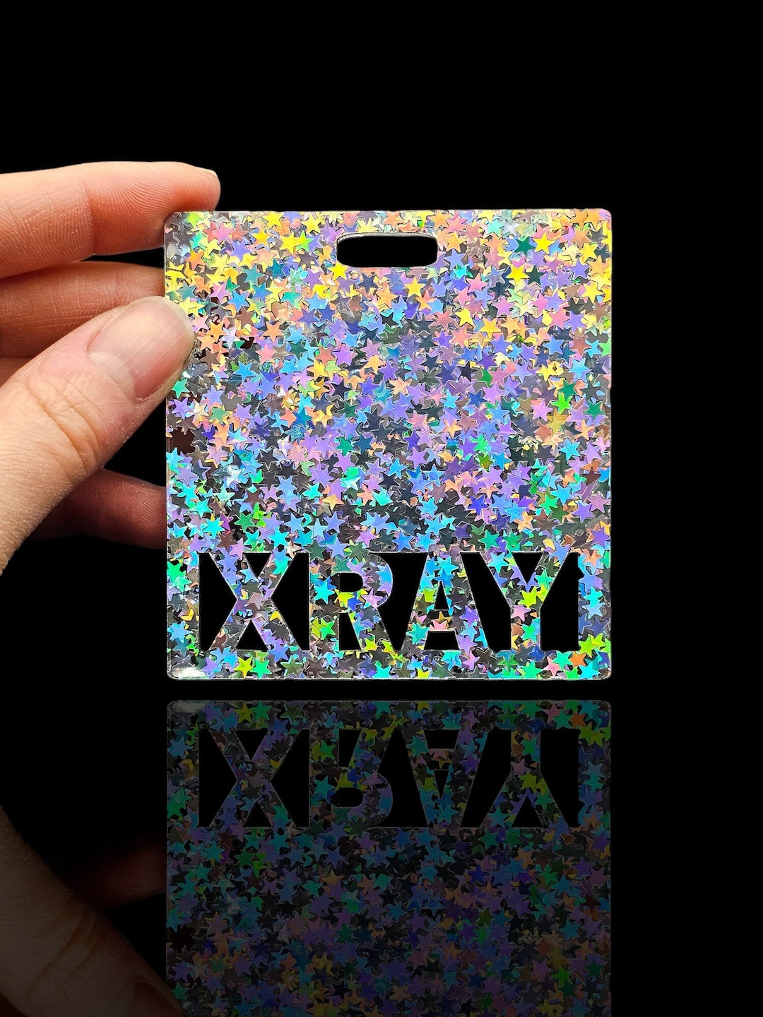 Holographic Stars Badge Buddy, Nurse Badge Buddy, Xray Badge, Radiology ...