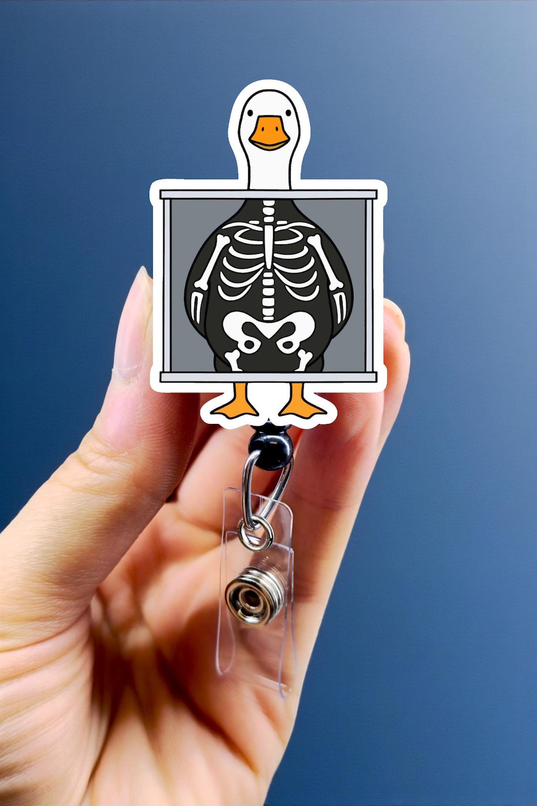 Xray Goose Badge Reel - Cute Xray Badge Reel - Radiology Badge Reel ...