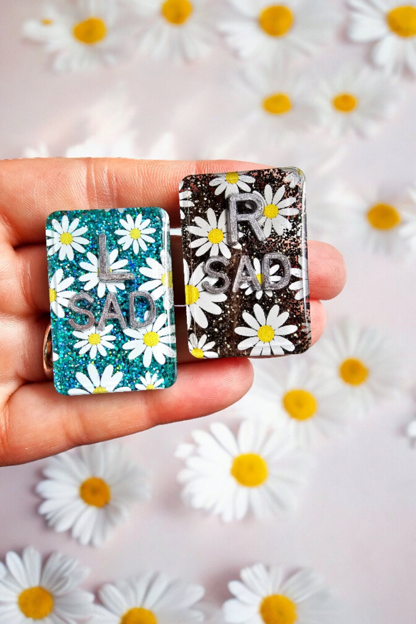 Glitter Daisy X-ray Markers, Floral Xray Marker Set, Gift for X-ray ...