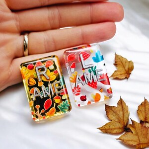 Autumn Xray Markers - Fall Xray Markers With Initials - Falling Leaves ...