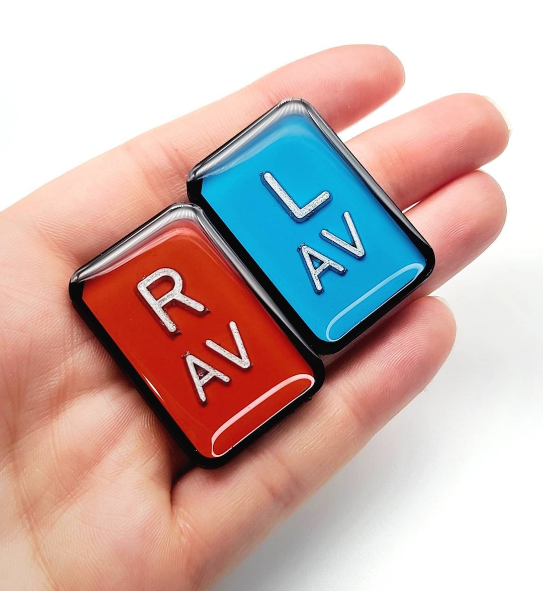 Classic Red and Blue X-ray Markers With Initials - Radiology Markers ...