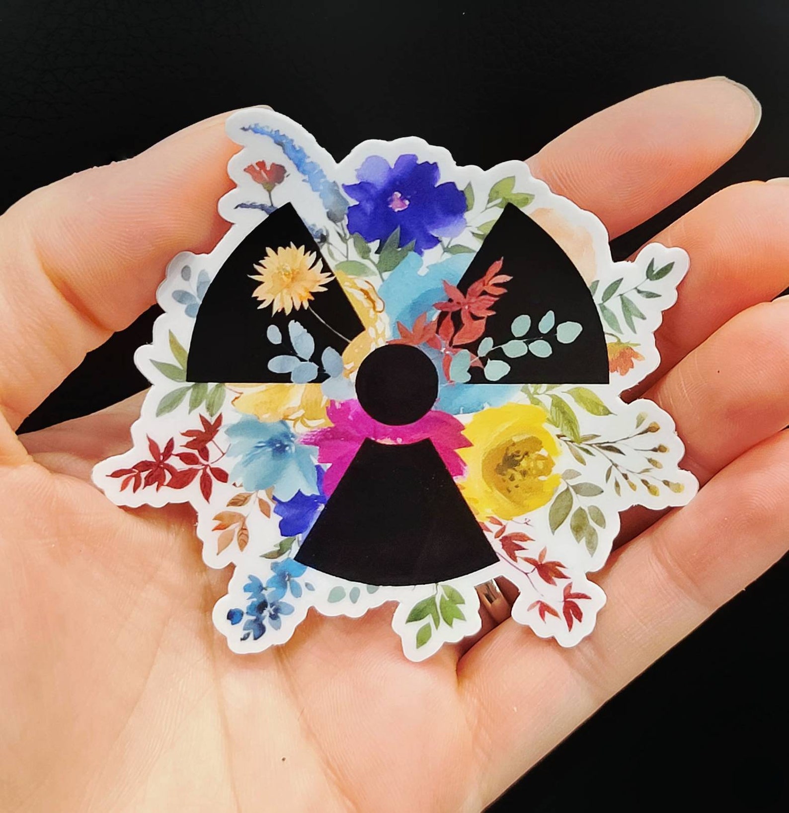 Radiology Sticker Xray Sticker Floral Radiation Sticker - Etsy