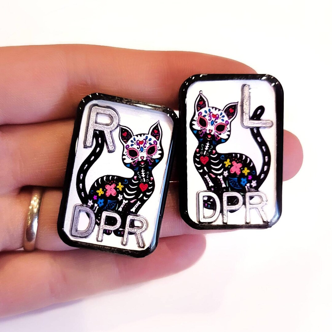 Cat Skeleton X-ray Marker- Cat Xray Markers With Initials - Cat Bones ...