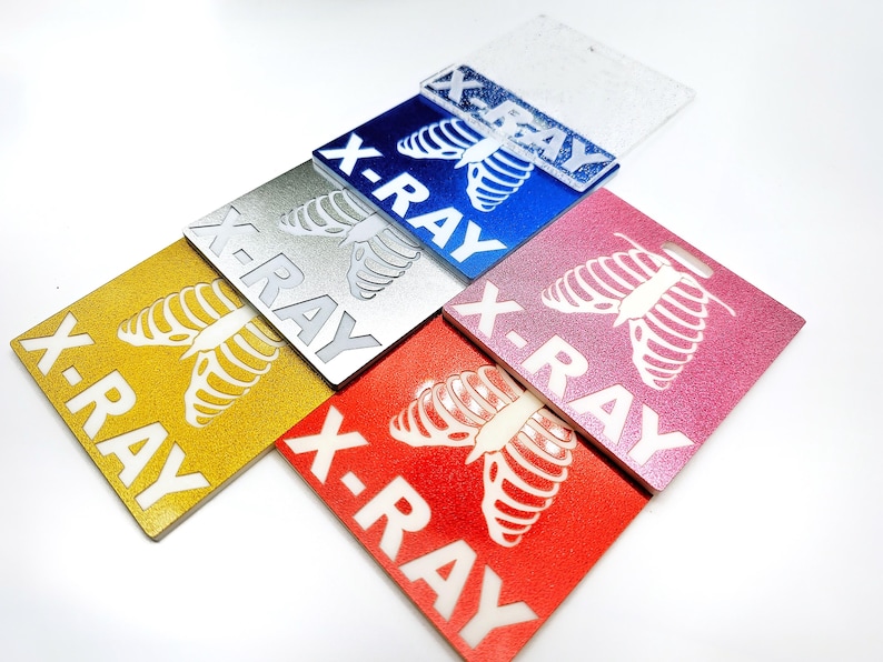 Glitter Marker Holder - Xray Marker Holder - Acrylic ID Badge ...