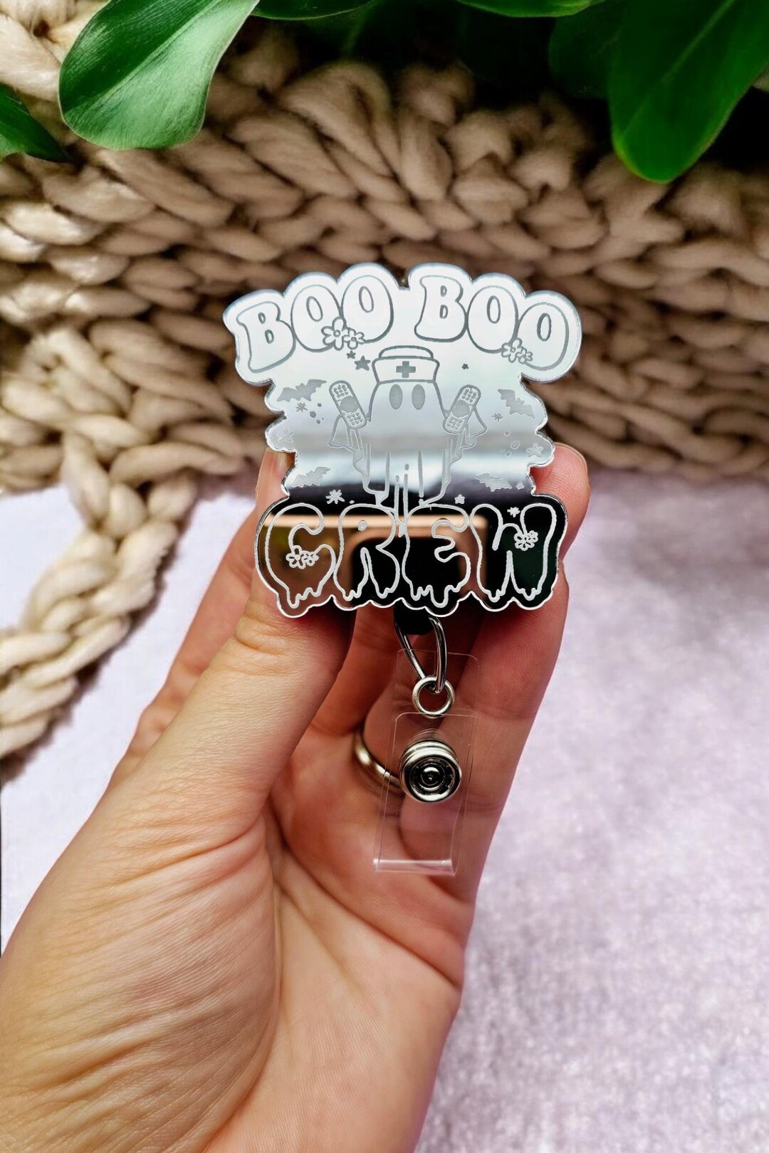 Boo Boo Crew Badge Reel - Halloween Badge Reel - Nurse Badge Reel ...