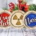 Radiation Symbol Ornament Xray Tech Ornament Xray Christmas - Etsy