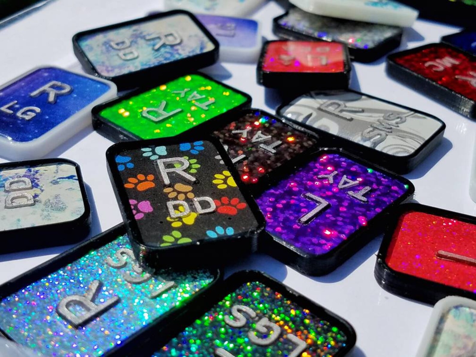 Oil Spill X-ray Markers Fun Xray Markers With Initials Abstract X-ray ...