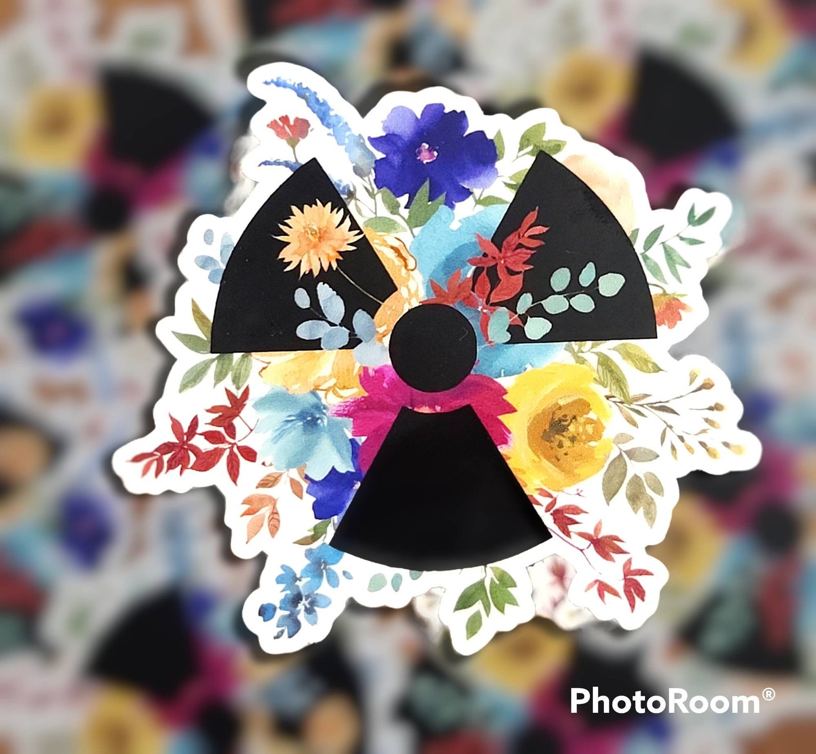 Radiology Sticker Xray Sticker Floral Radiation Sticker - Etsy