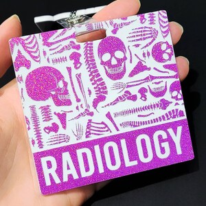 Badge Reel and Badge Buddy Set - Radiology Badge Reel - Xray Badge ...