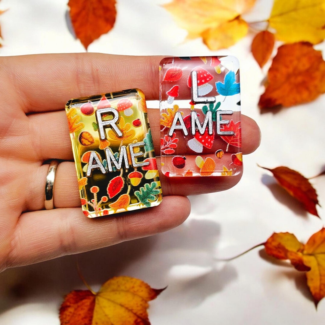 Autumn Xray Markers - Fall Xray Markers With Initials - Falling Leaves ...