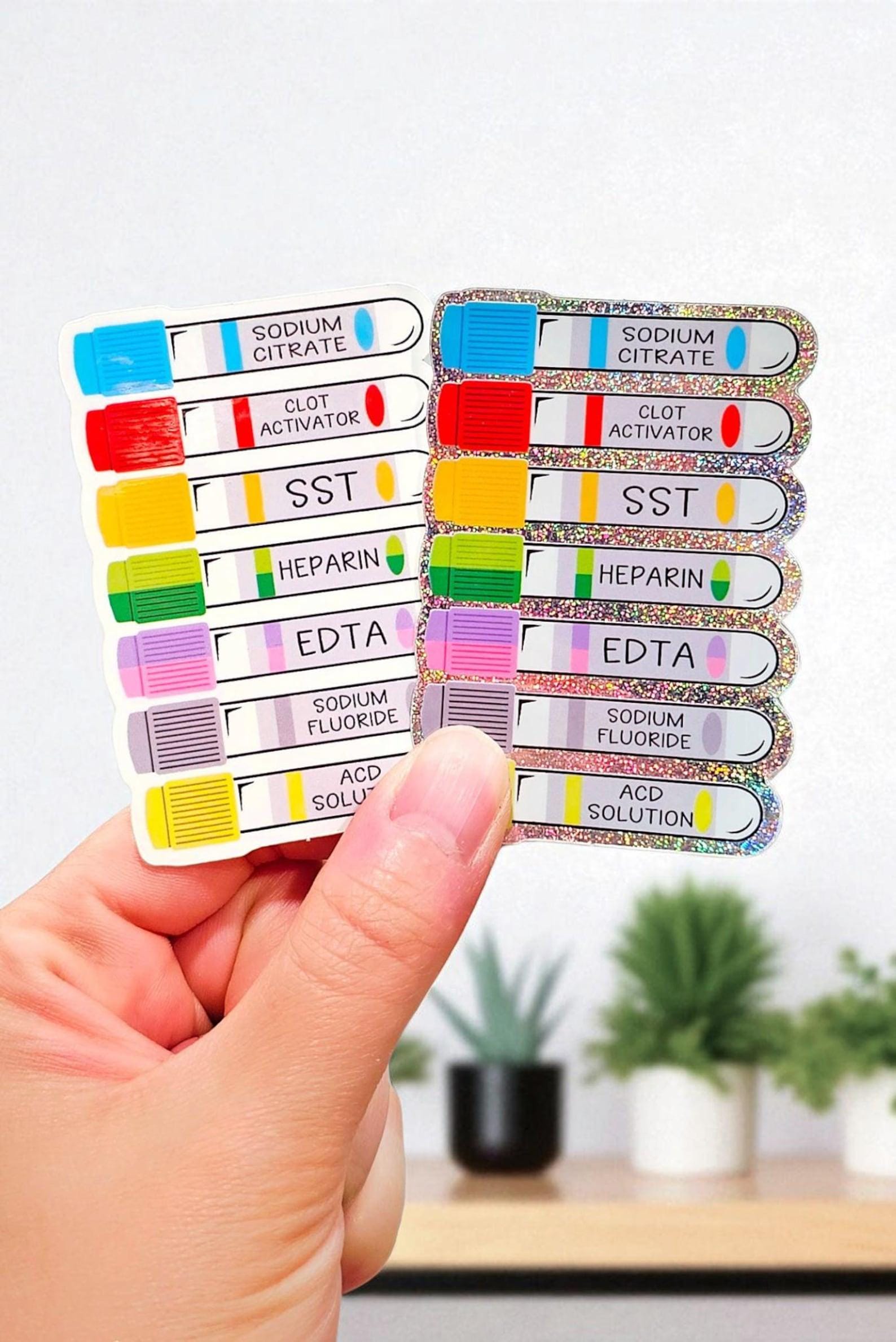 Blood Draw Order Badge Buddy - Phlebotomy Badge Buddy - Blood Draw ...