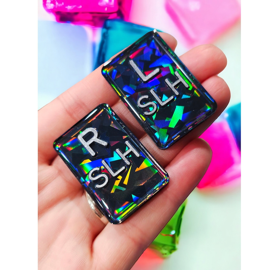 Black Ice Holographic X-ray Markers - Radiology Markers With Initials ...