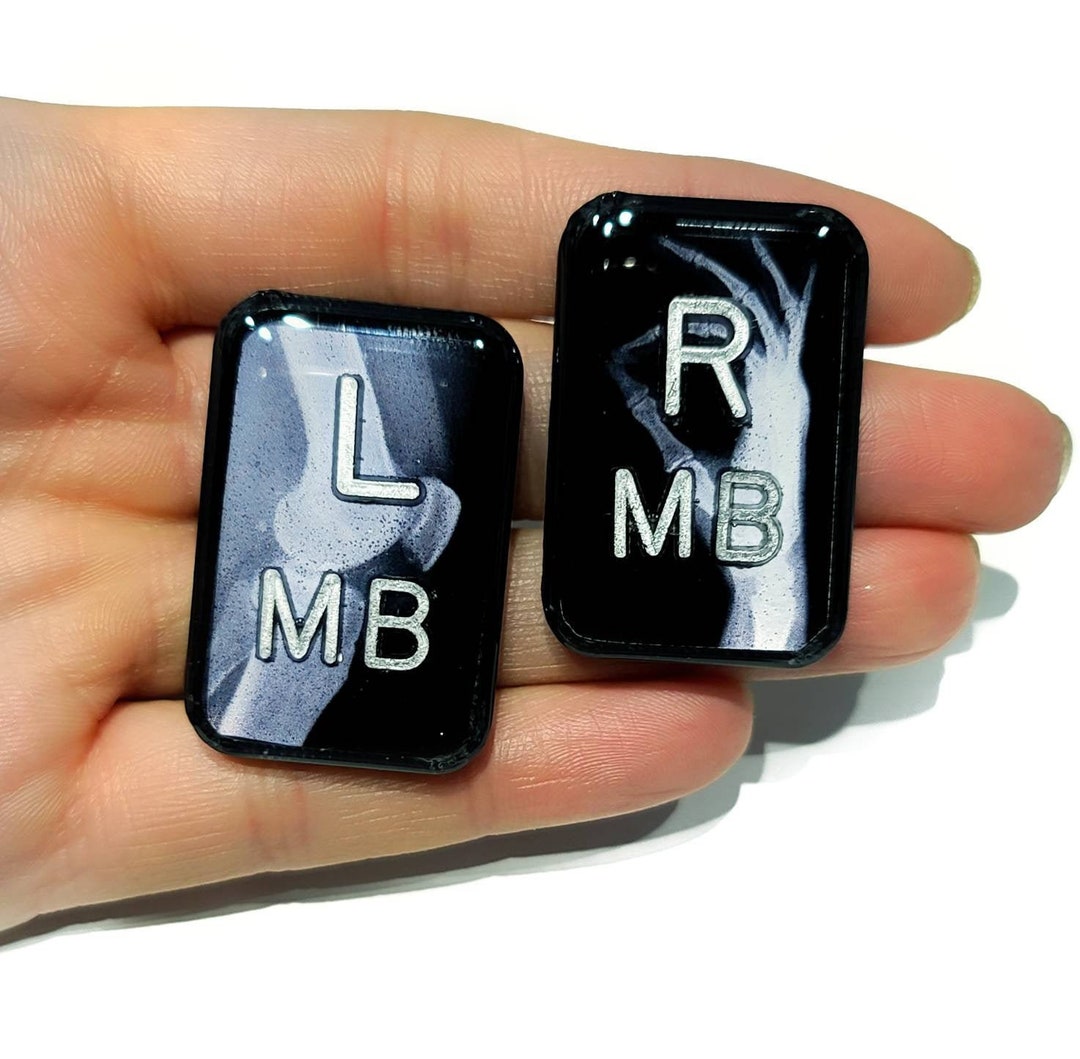 Radiograph X-ray Markers Rad Tech Gift Skeleton X-ray Markers Lateral ...