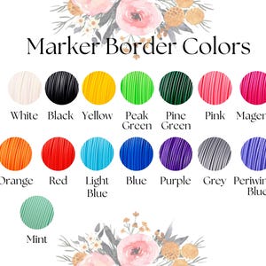 Solid Color X-ray Marker Set - White Border Xray Markers - Glitter X ...