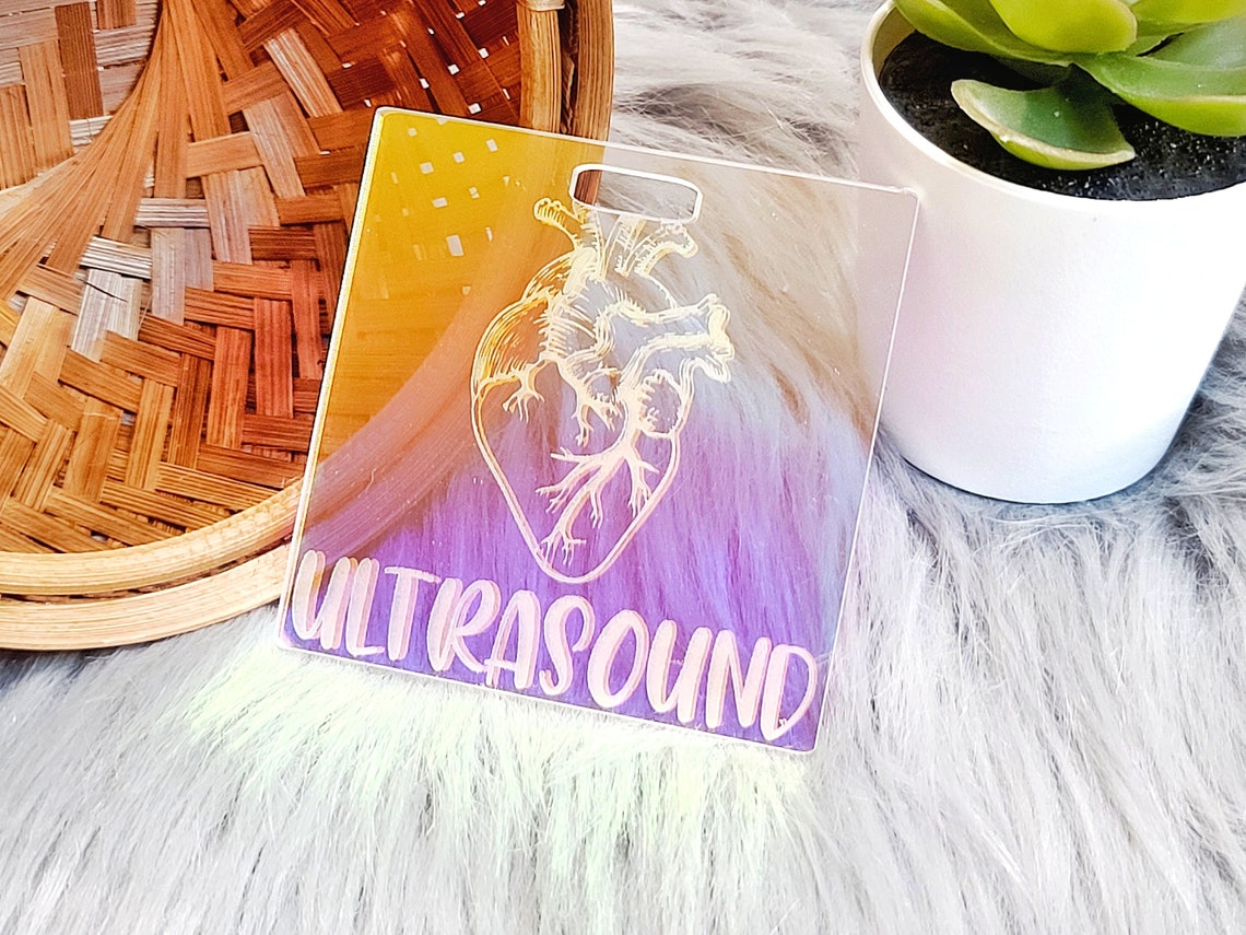 Iridescent Ultrasound Badge Buddy US Tech Badge Buddy - Etsy