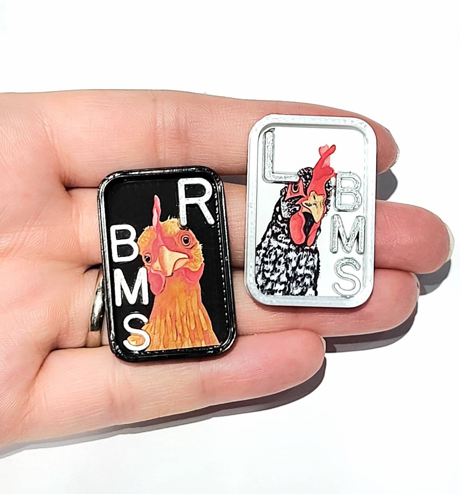 Chicken X-ray Marker Farm Animal Xray Markers With Initials - Etsy