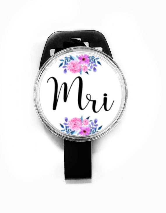 MRI Safe Badge Reel Floral Mri Badge Holder Non Magnetic | Etsy