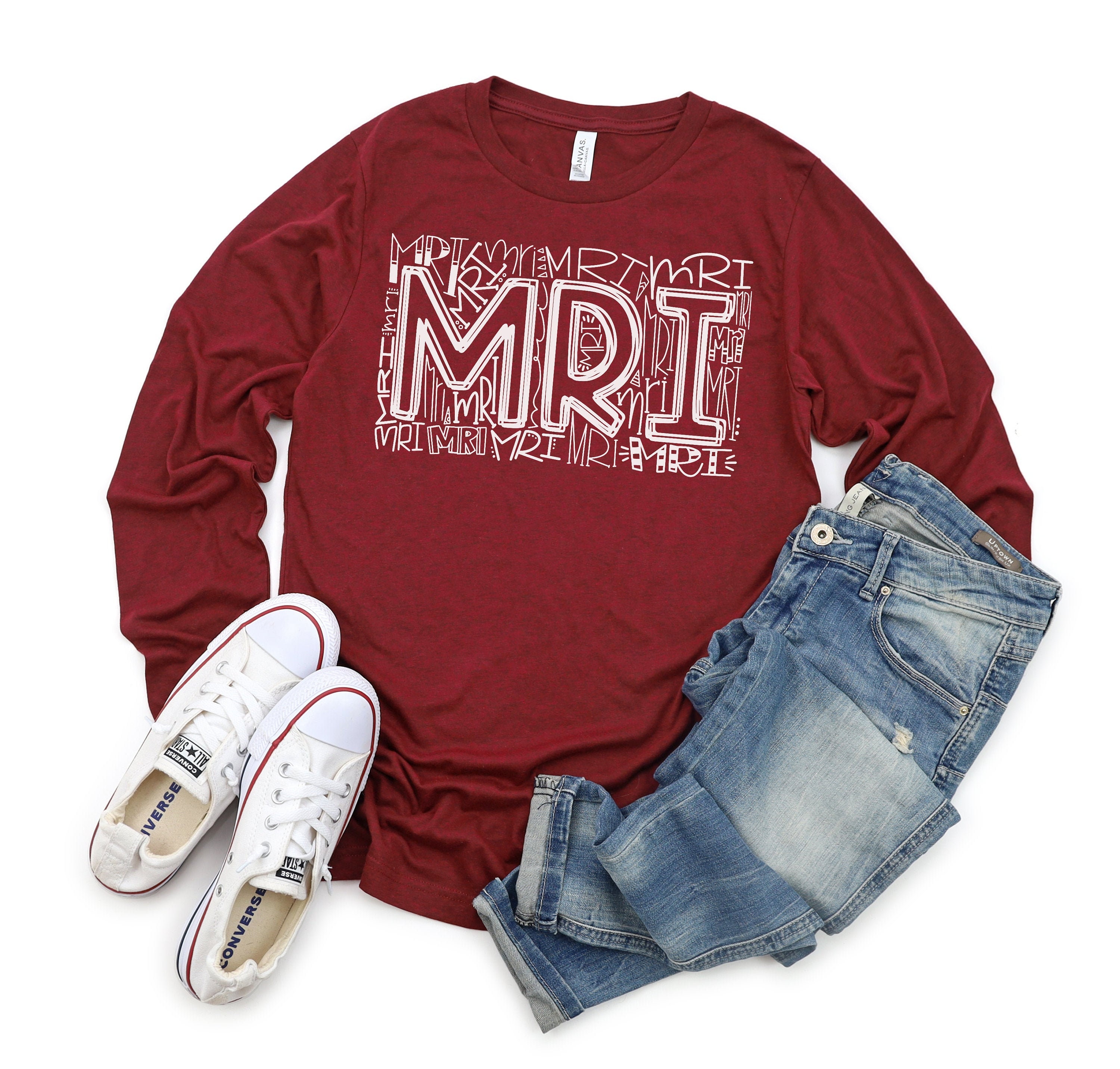 MRI Tech Long Sleeve Shirt - Mri Long Sleeve Shirt - Mri Technologist ...