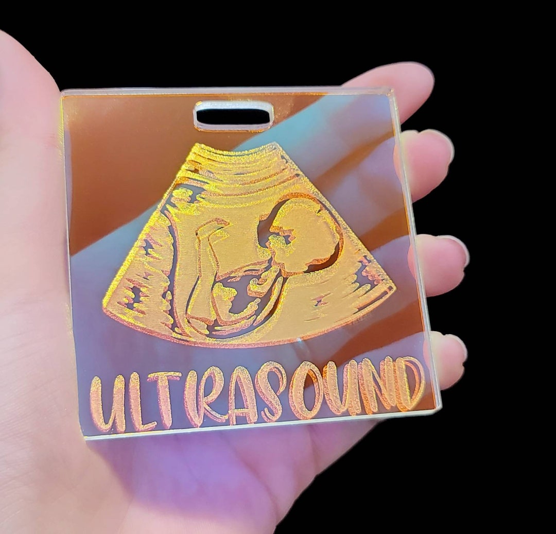 Iridescent Ultrasound Badge Buddy, US Tech Badge Buddy, Sonographer ...