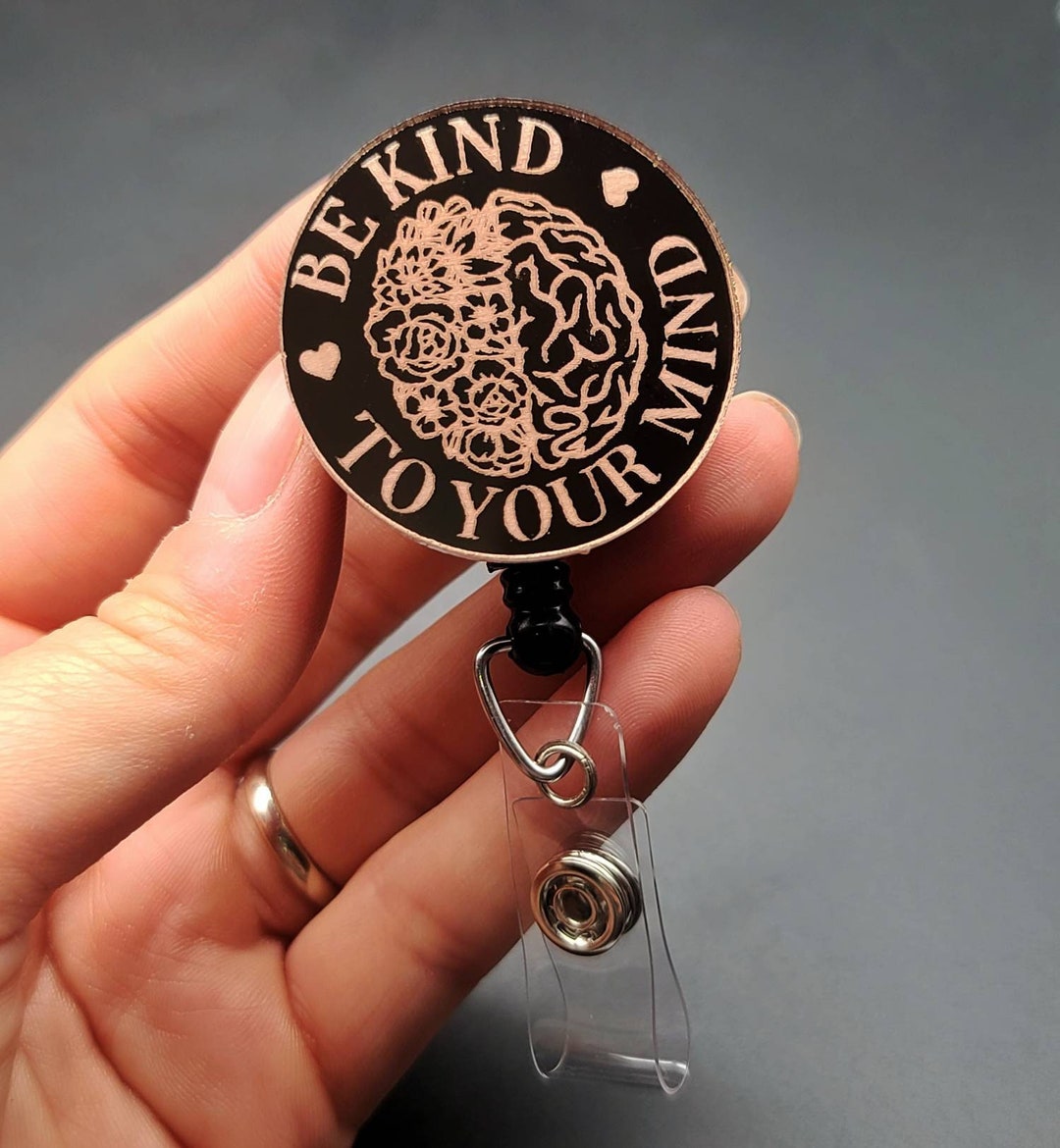 Behavioral Health Badge Reel - Psych Nurse Badge - Mental Health Badge ...
