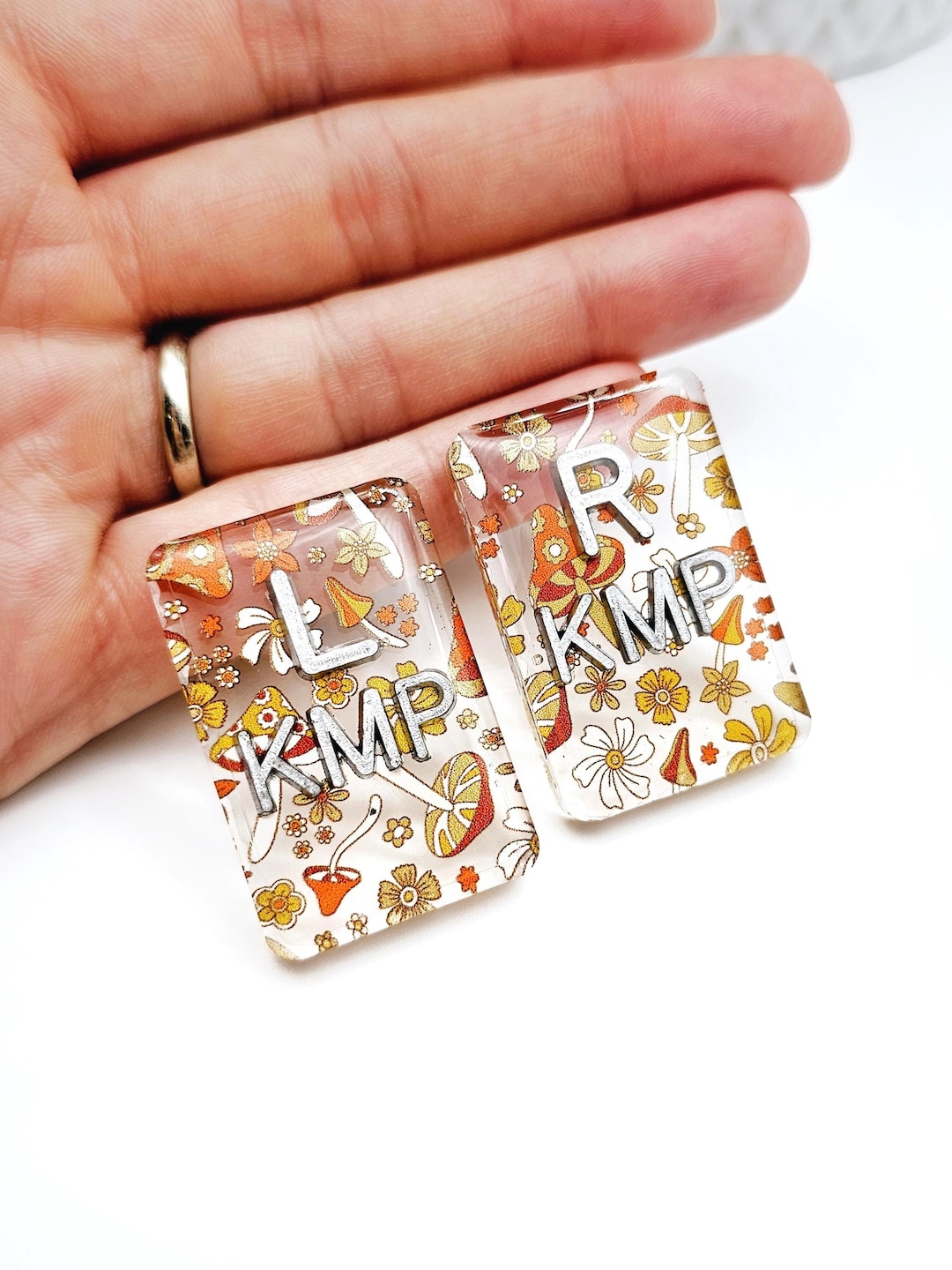 Fall Mushroom Xray Markers - Fall Xray Markers With Initials - Mushroom ...