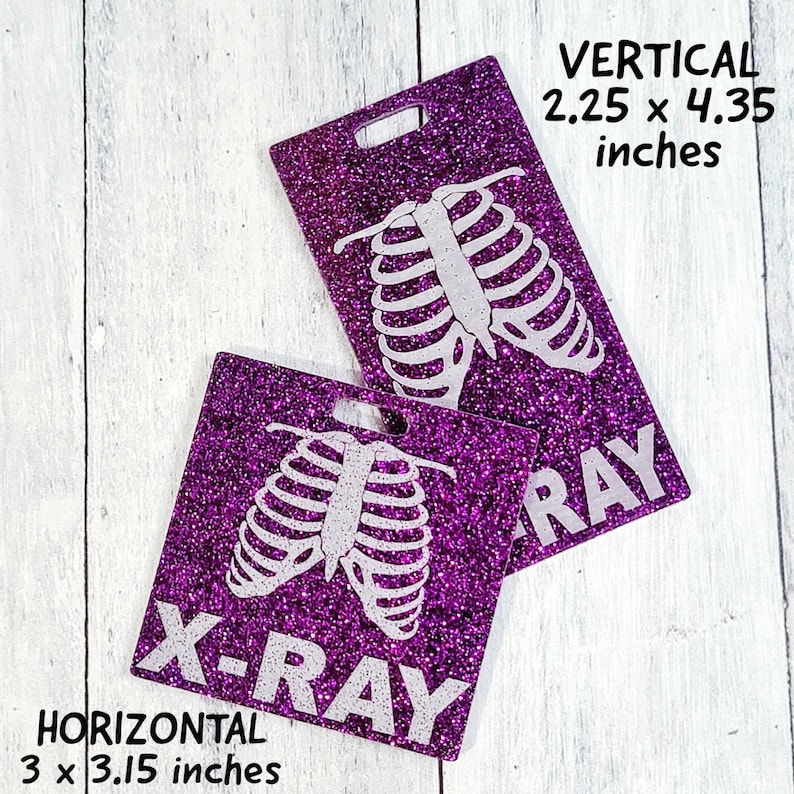 Glitter Marker Holder - Xray Marker Holder - Acrylic ID Badge ...