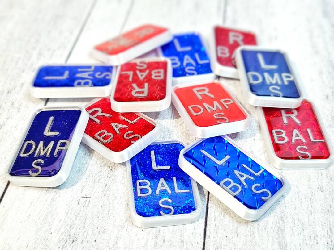 Student X-ray Marker Set - White Border Xray Markers - Glitter X-ray ...